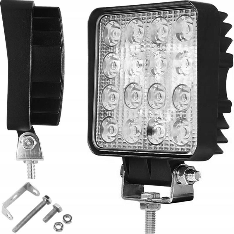 4SZT Mocna Lampa Robocza Led 48W Halogen Reflektor Szperacz 12V 24V - Opinie i ceny na Ceneo.pl