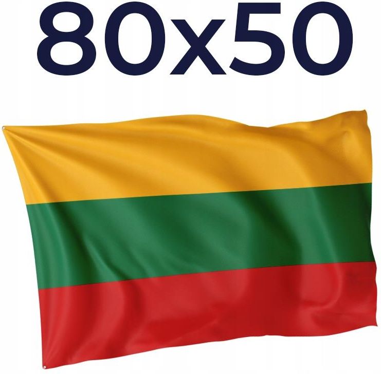 Flaga Litwy 80X50Cm Litwa - Ceny i opinie - Ceneo.pl