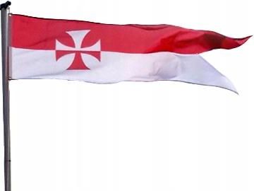 Flaga Husaria 65X250 Chorągiew Husarii Proporzec - Ceny i opinie - Ceneo.pl