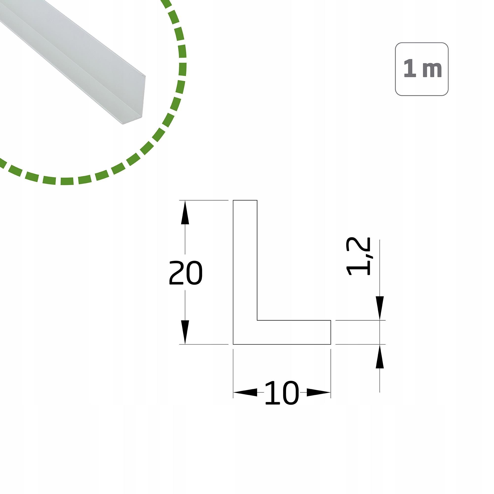 Amig Profil Kątowy 20x10mm Aluminiowy Srebrny 1M - Opinie i ceny na ...