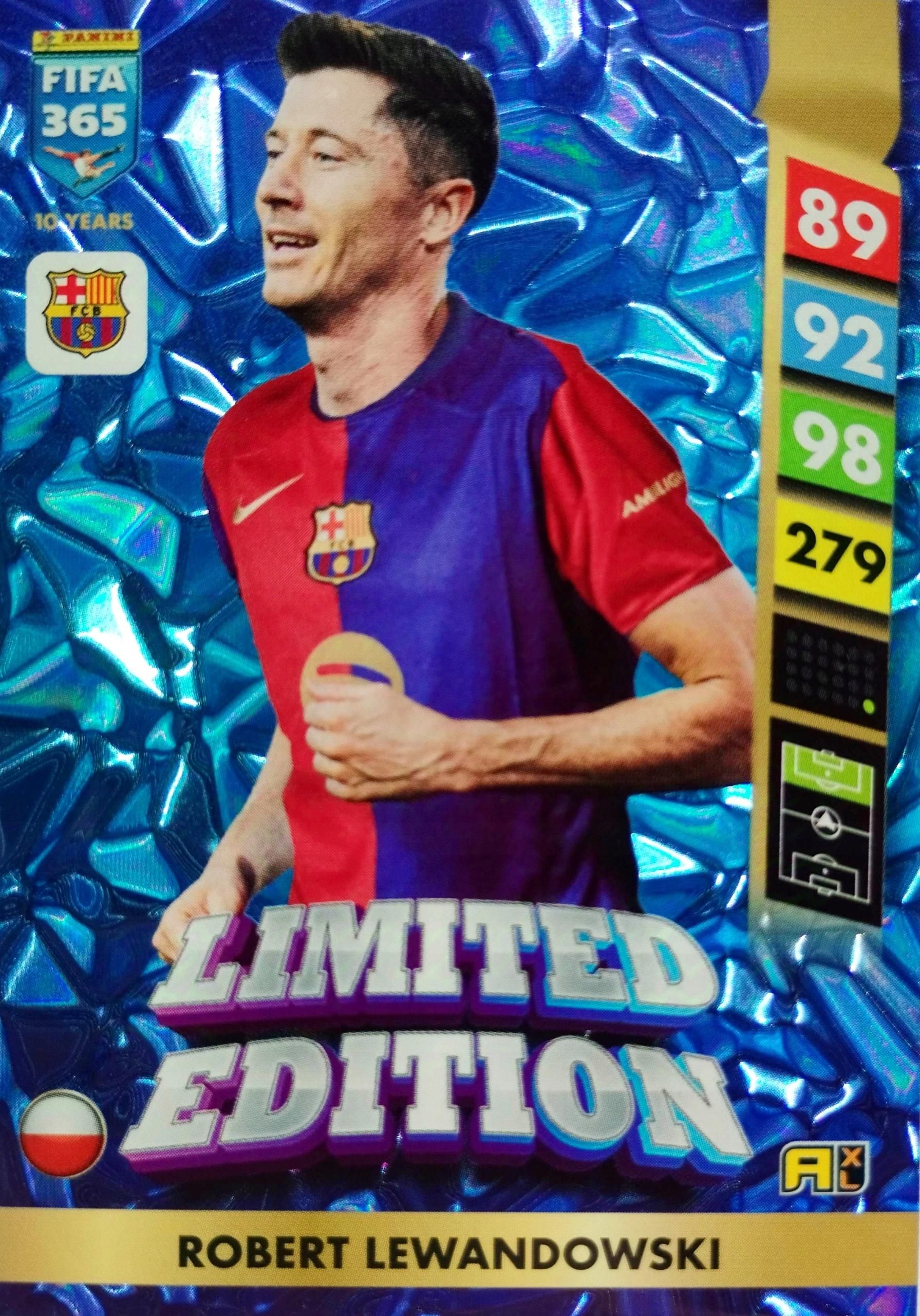 Panini Fifa 365 2025 Karta Limited Robert Lewandowski Fc Barcelona - Ceny i opinie - Ceneo.pl