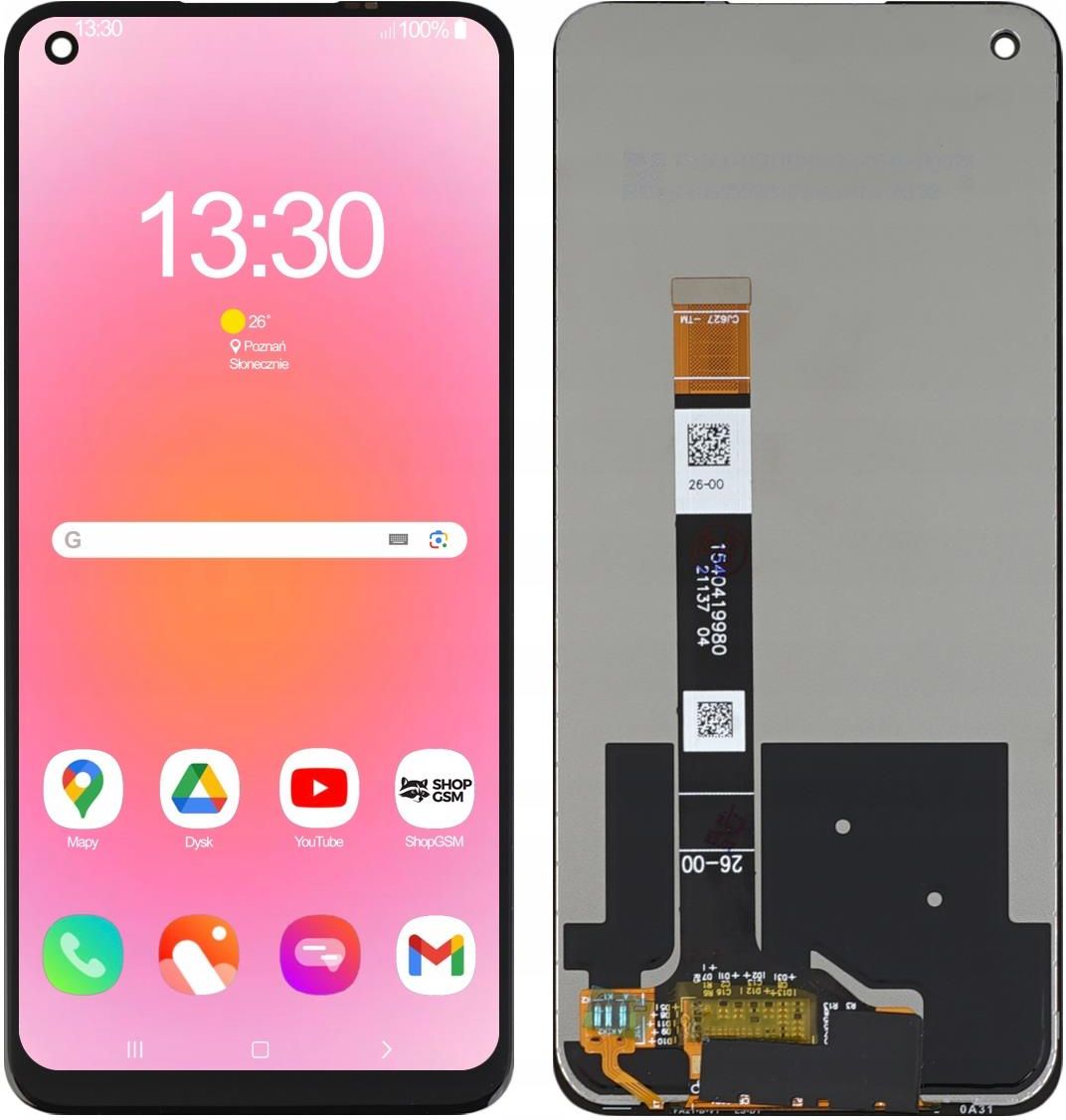 Podzespoły do telefonu Shopgsm Realme 8 5G Wyświetlacz Ekran Lcd ...