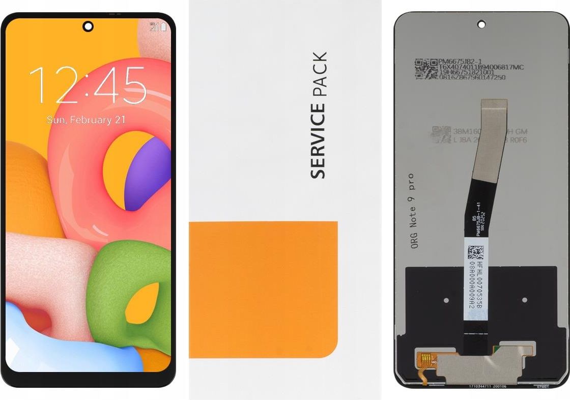 Podzespoły do telefonu Xiaomi Nowy Wyświetlacz Redmi Note 9 Pro 4G ...
