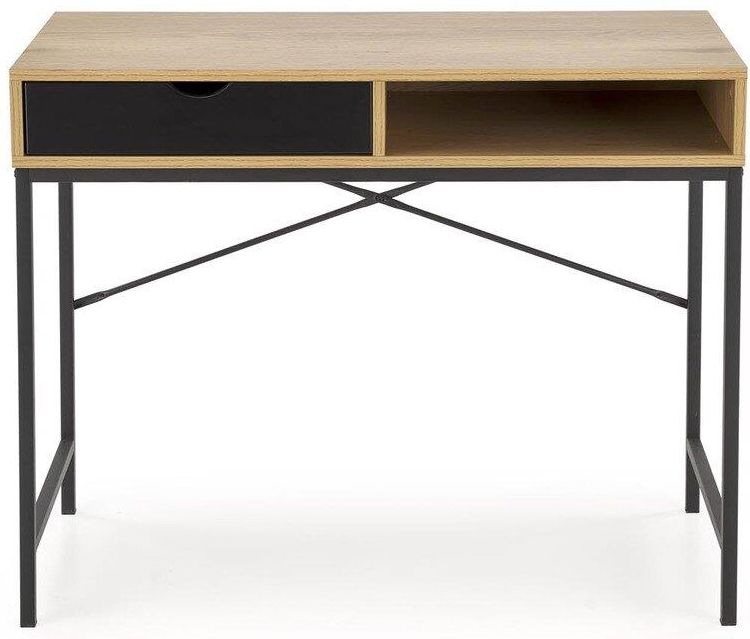 Intesi Biurko Bocka Naturalny/Czarny - Ceny i opinie - Ceneo.pl