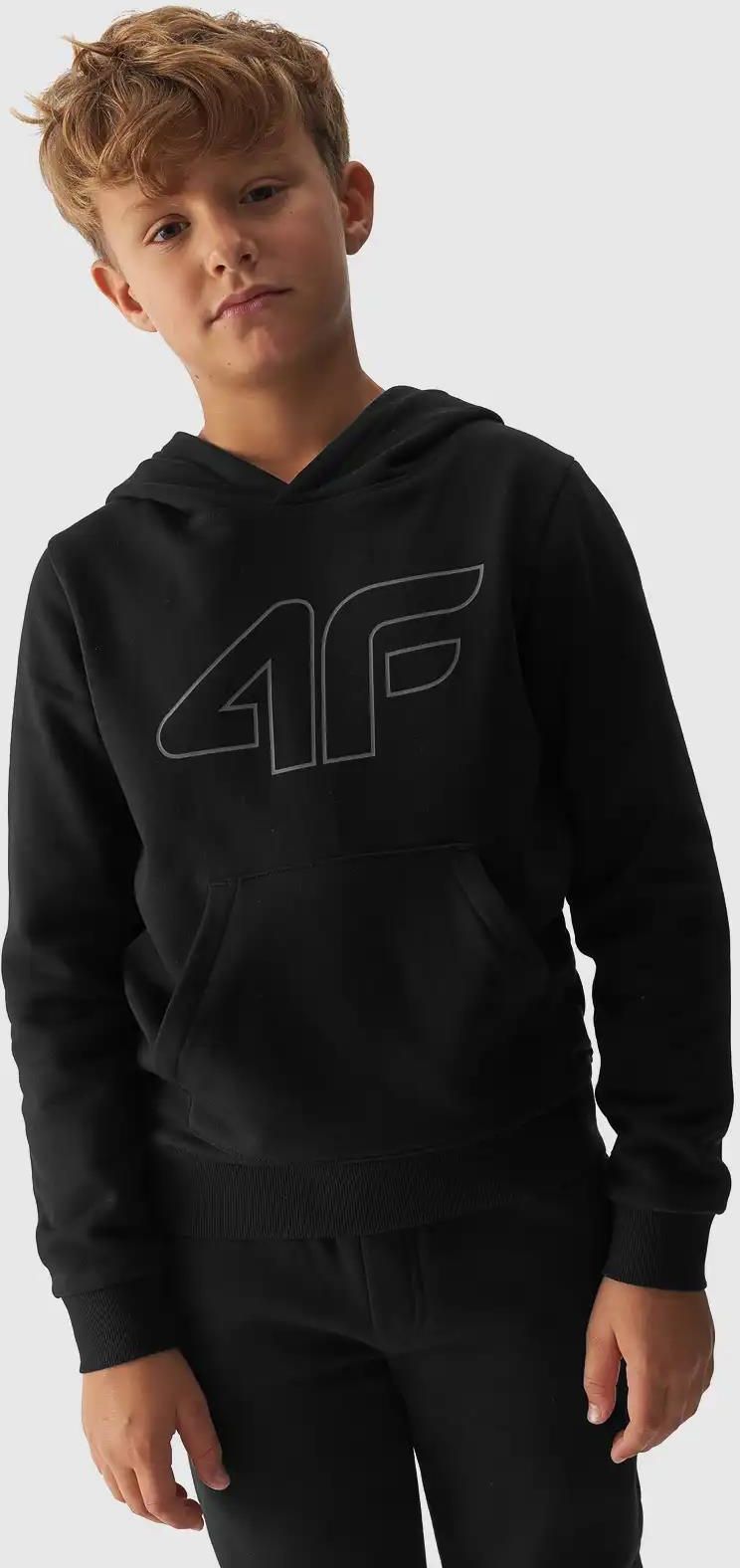 4F JUNIOR Bluza chłopięca z kapturem M1292 czarna - Ceny i opinie ...