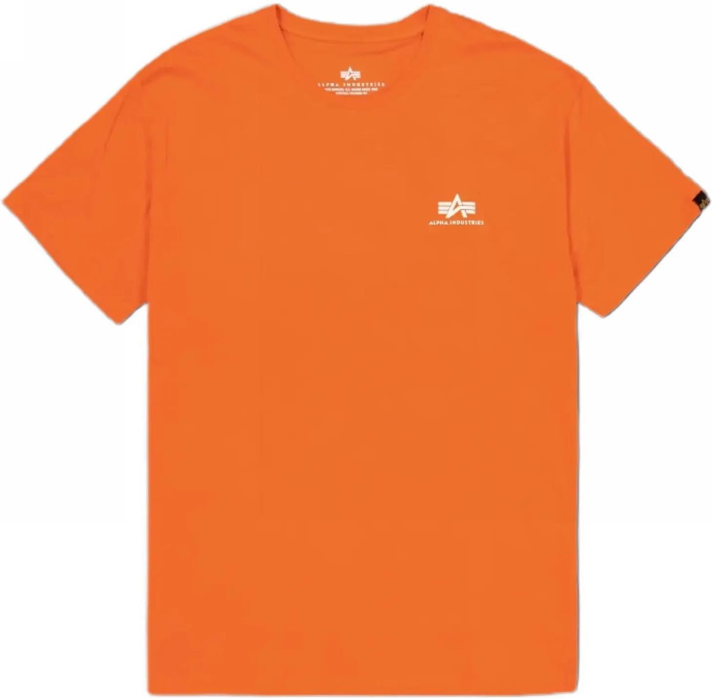 Koszulka Alpha Industries Small Logo Basic 188505 736 - Boost Orange ...