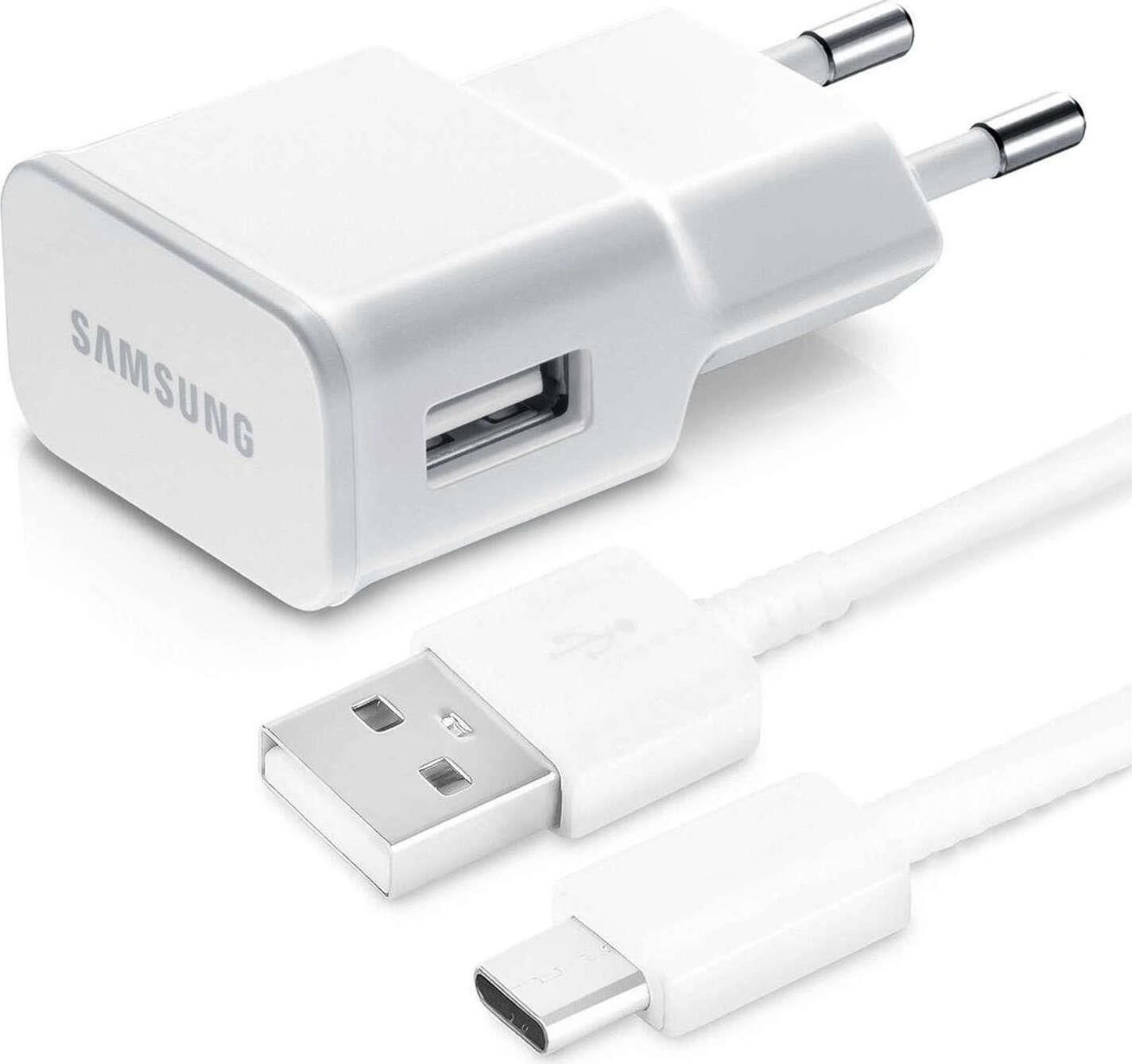 Ładowarka do telefonu Samsung Ładowarka sieciowa EP-TA50EWE 7.75W + Kabel USB-C 1,5m - Opinie i ...