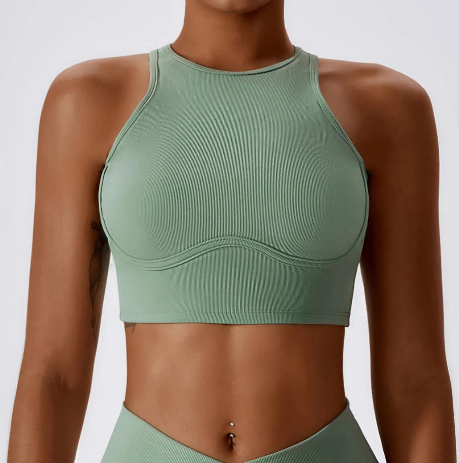 Damski top sportowy bez rękawów - Zielony - Ceny i opinie - Ceneo.pl