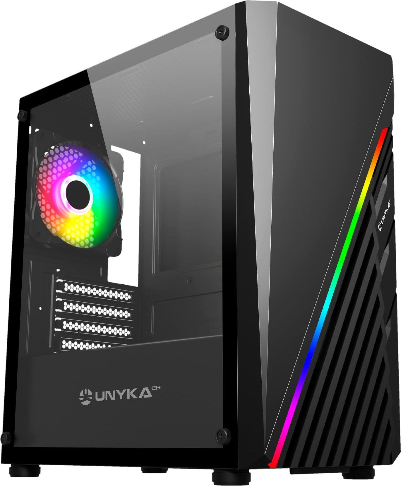 Obudowa komputerowa Unykach Mini Glayze Pc Gaming Micro Atx ze ...