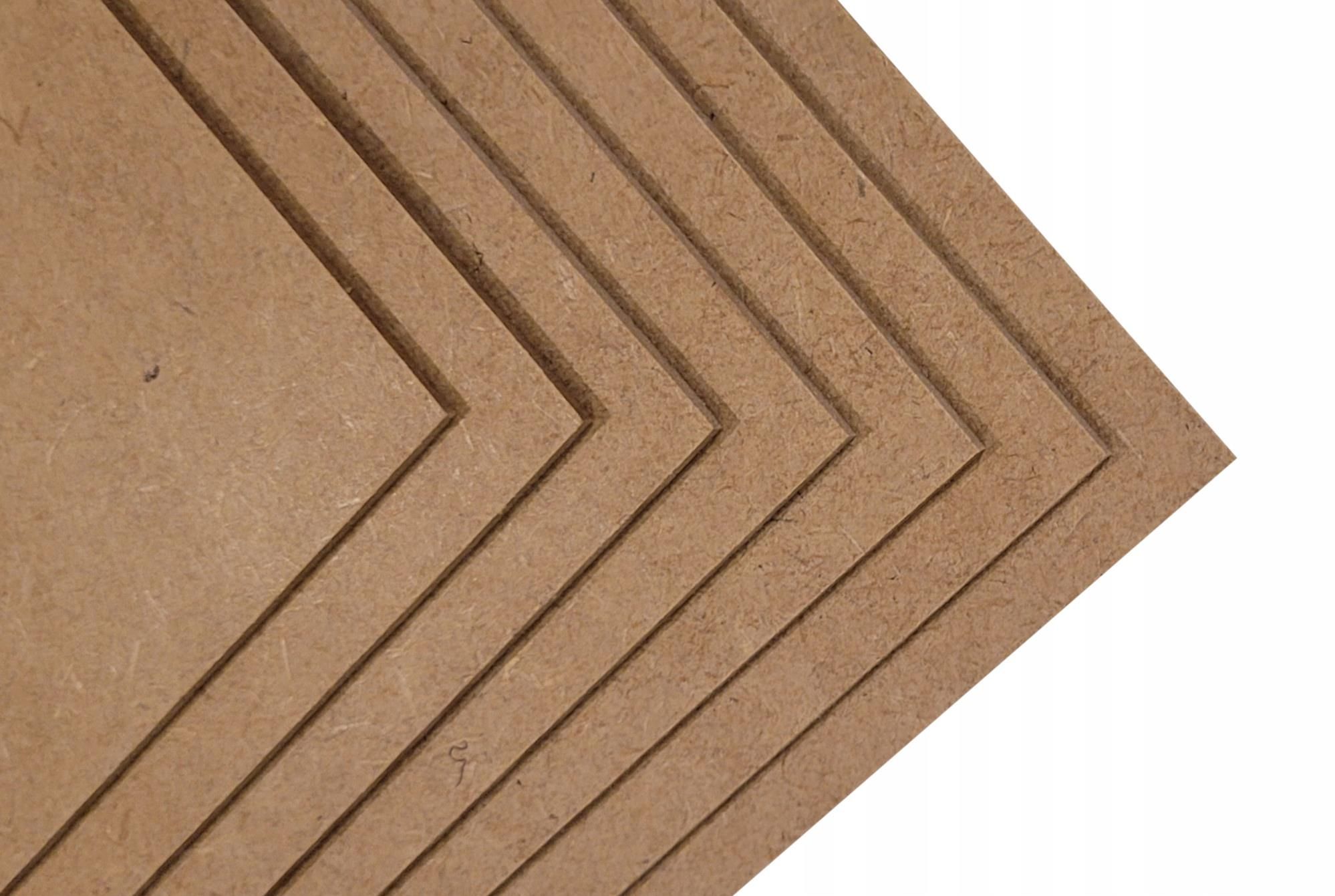 Płyta Hdf 3 mm 60x80 cm formatka do cięć laserem grawerów 1772961114 ...