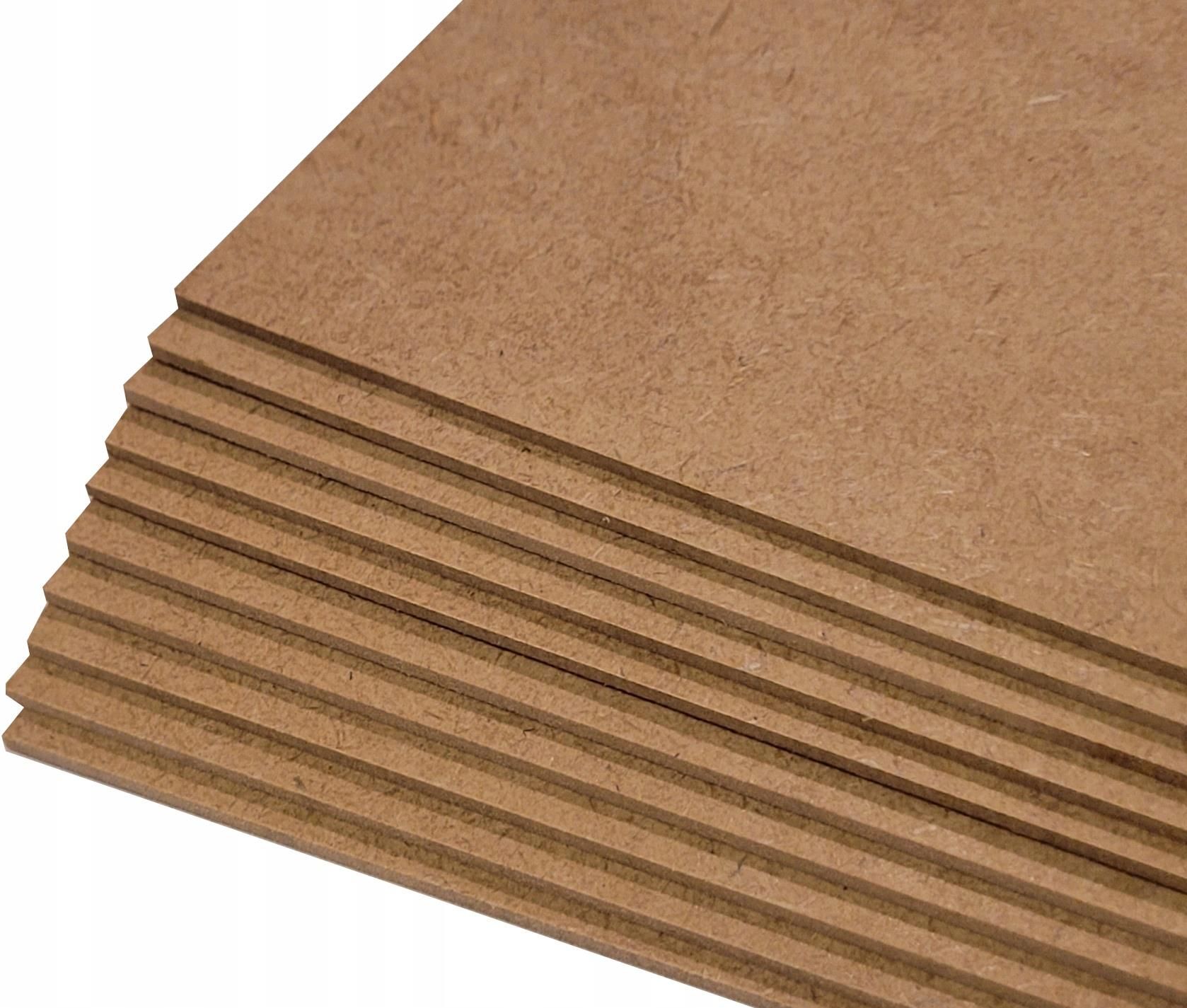 Płyta Hdf 3 mm 60x90 cm formatka do malowania cięć laserem grawerów ...