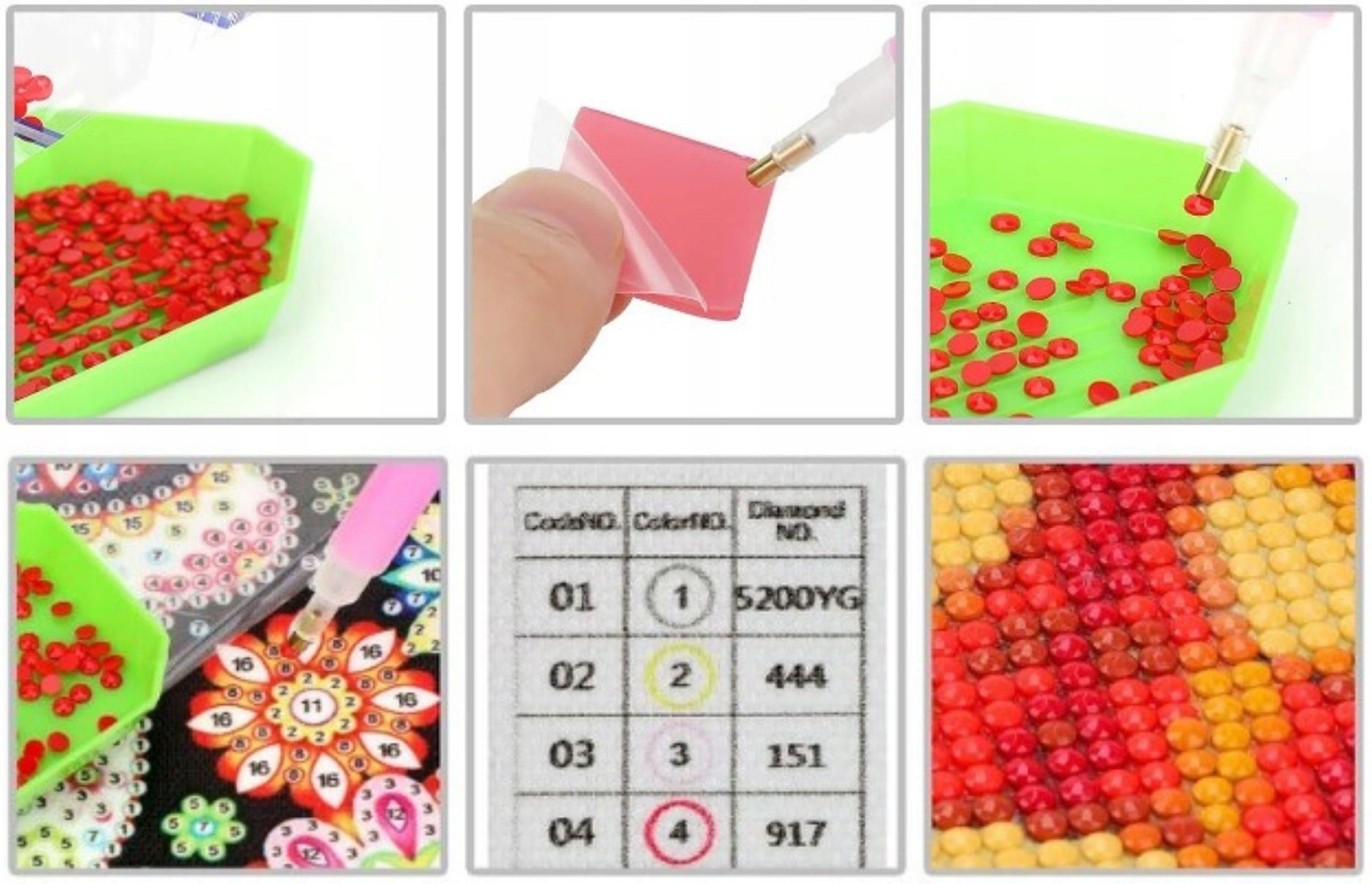 Haft Diamentowy Jeleń Las Diamond Paiting Mozaika Zestaw 5D - Ceny i ...