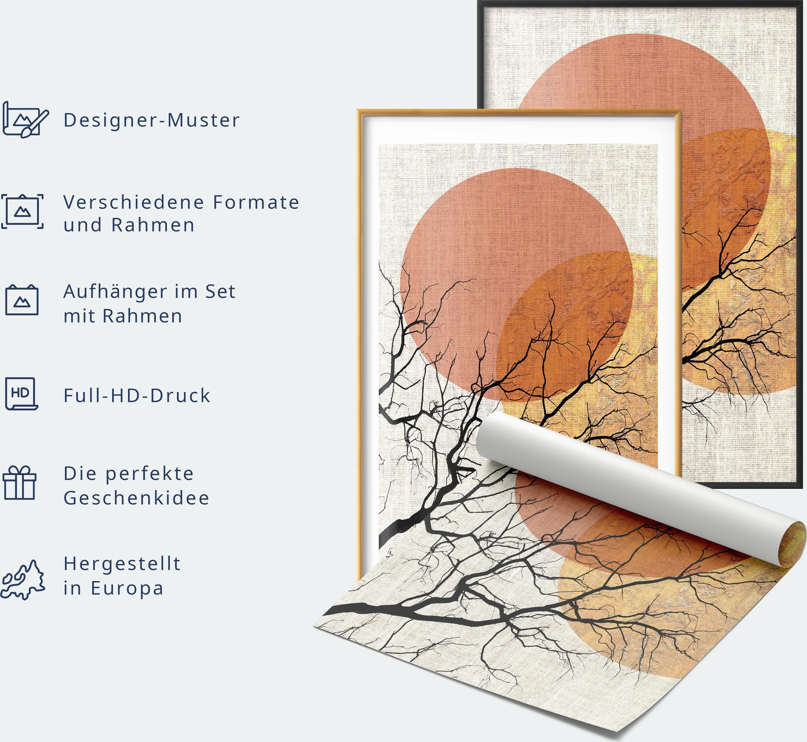 Wall-Dekor Plakat papierowy - Mieszkam tu, szanuj proszę 90x60 cm Tekst ...