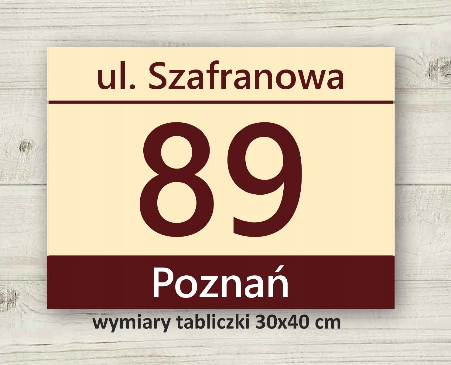 Creator Tabliczka Tablica Adresowa Z Numerem Domu 30x20 - Opinie i ...