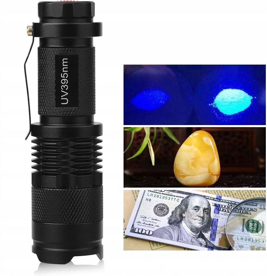 Latarka Latarka Uv Led Ultrafioletowa Lampa Bursztynów - Ceny i opinie ...