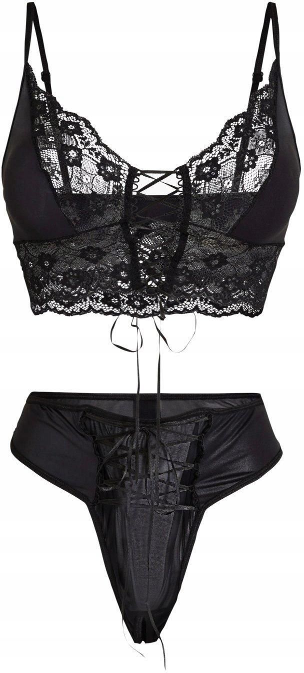 Bonprix Komplet Bielizny Top Majtki Otwarty Krok__44 - Ceneo.pl