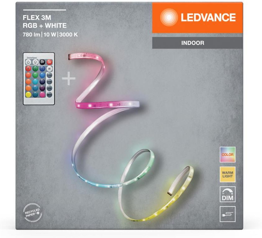Ledvance - Taśma Led Flex Rgb With Remote Control 3M + Rc ...
