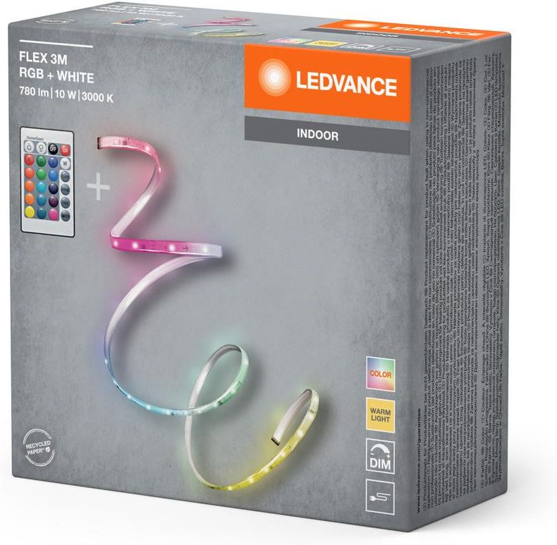Ledvance - Taśma Led Flex Rgb With Remote Control 3M + Rc ...