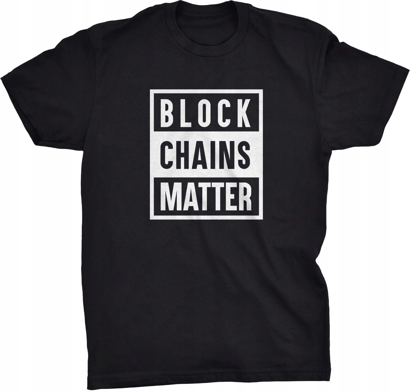 Block Chains Matter Koszulka Bitcoin Btc Krypto - Ceny i opinie - Ceneo.pl