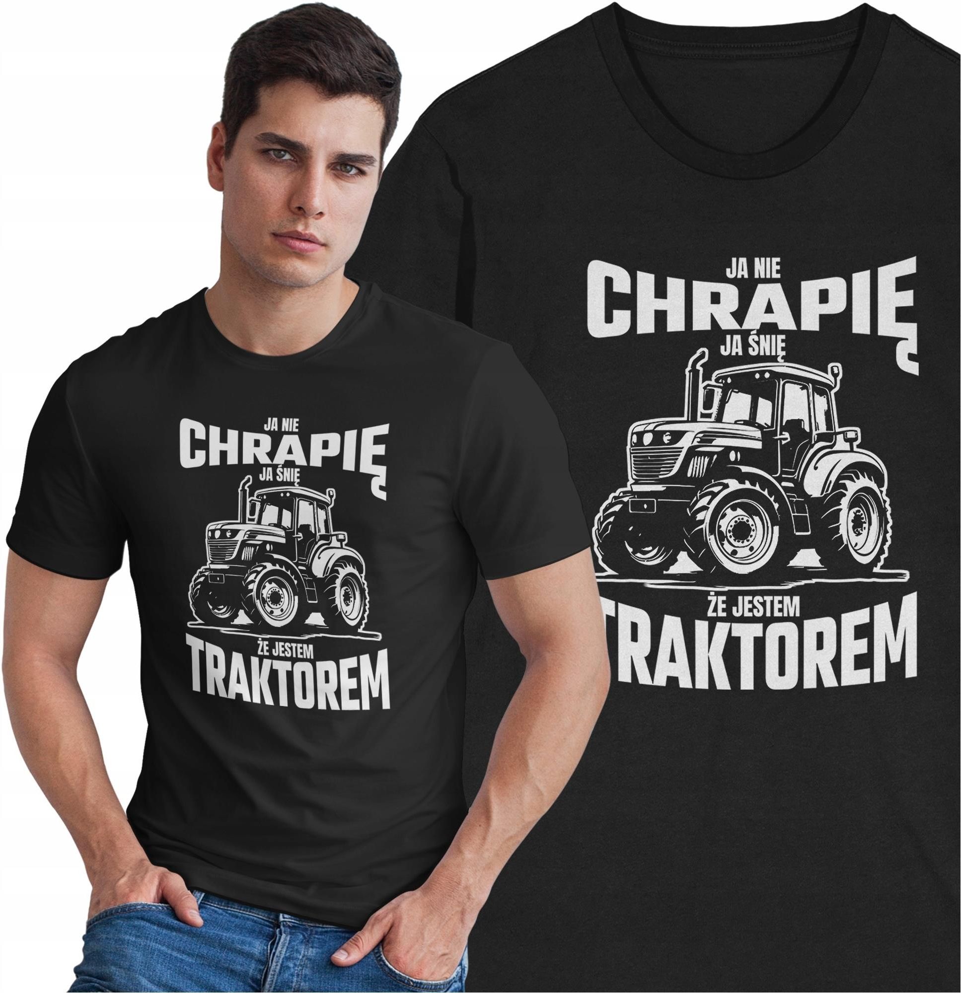Ja Nie Chrapię Ja Śnię Że Jestem Traktorem Śmieszna Koszulka Dla Rolnika - Ceny i opinie - Ceneo.pl