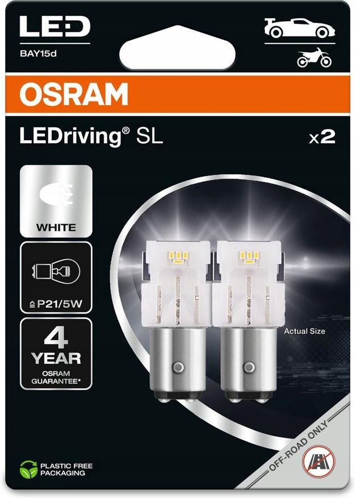Osram Ledriving Sl Led P21/5W Yellow Duo Blister 7528DYP2BL - opinie i ceny na Ceneo.pl
