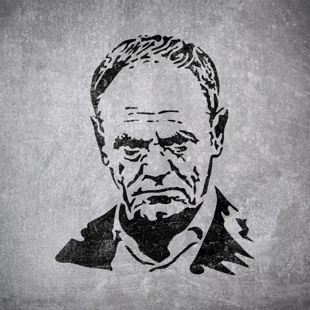 Decorello Donald Tusk Szablon Malarski L 37x47 - opinie i ceny na Ceneo.pl
