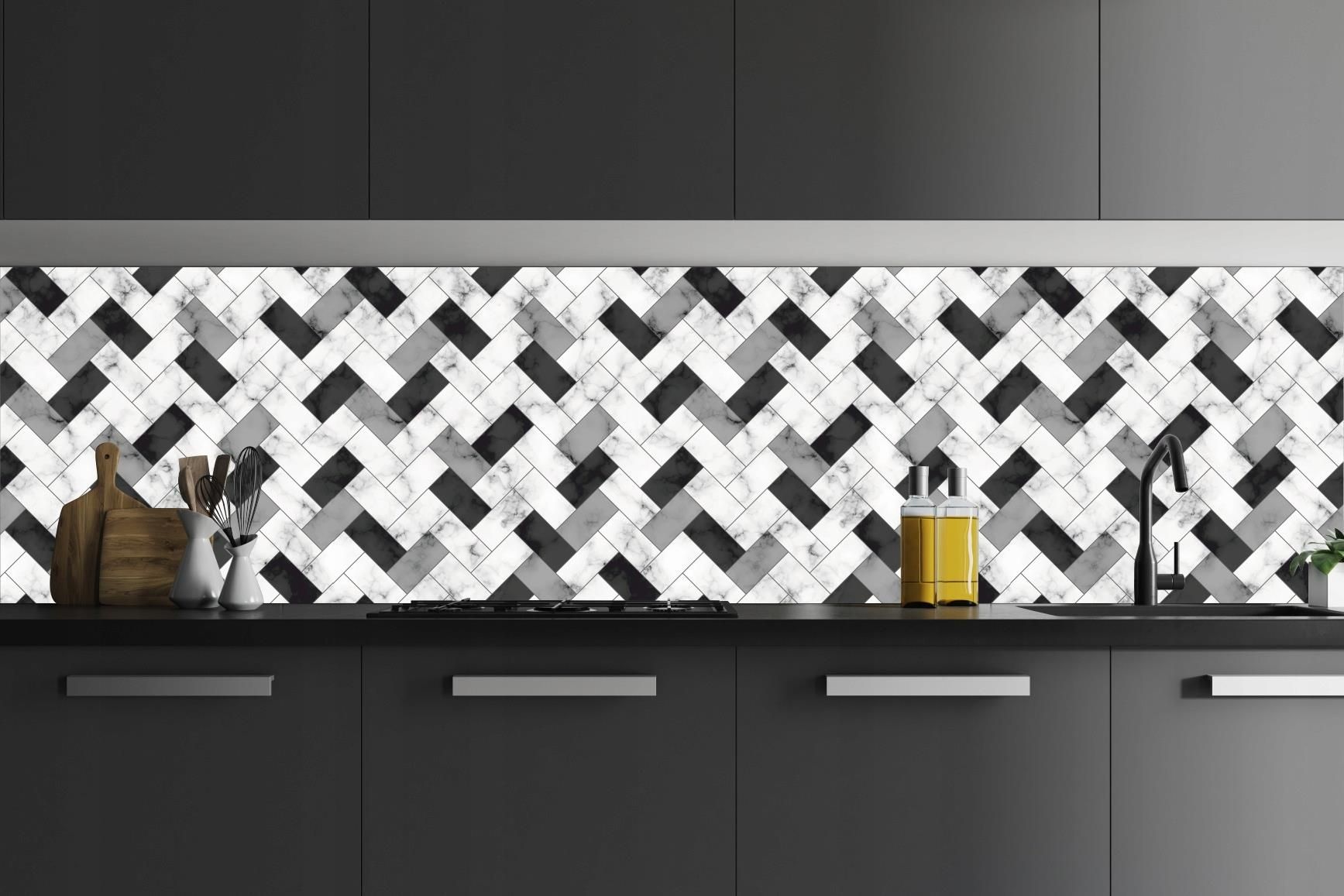 Eobraz Samoprzylepna Fototapeta Kuchenna Kamienna Jodełka - Opinie i ...