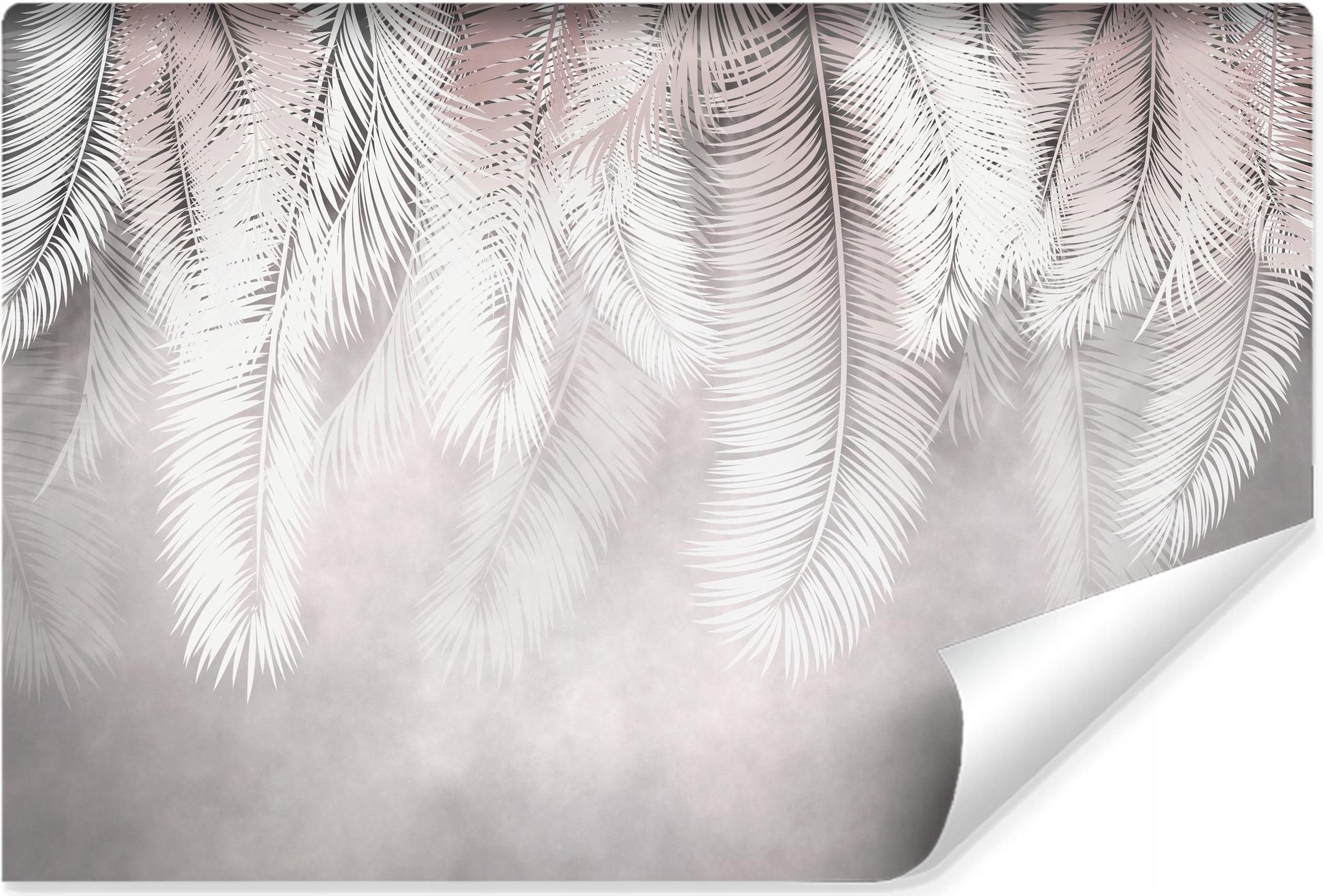Wallepic Fototapeta Do Jadalni Abstrakcja Liście Palmowe Beton Mural Natura 400x280 - Opinie i ...