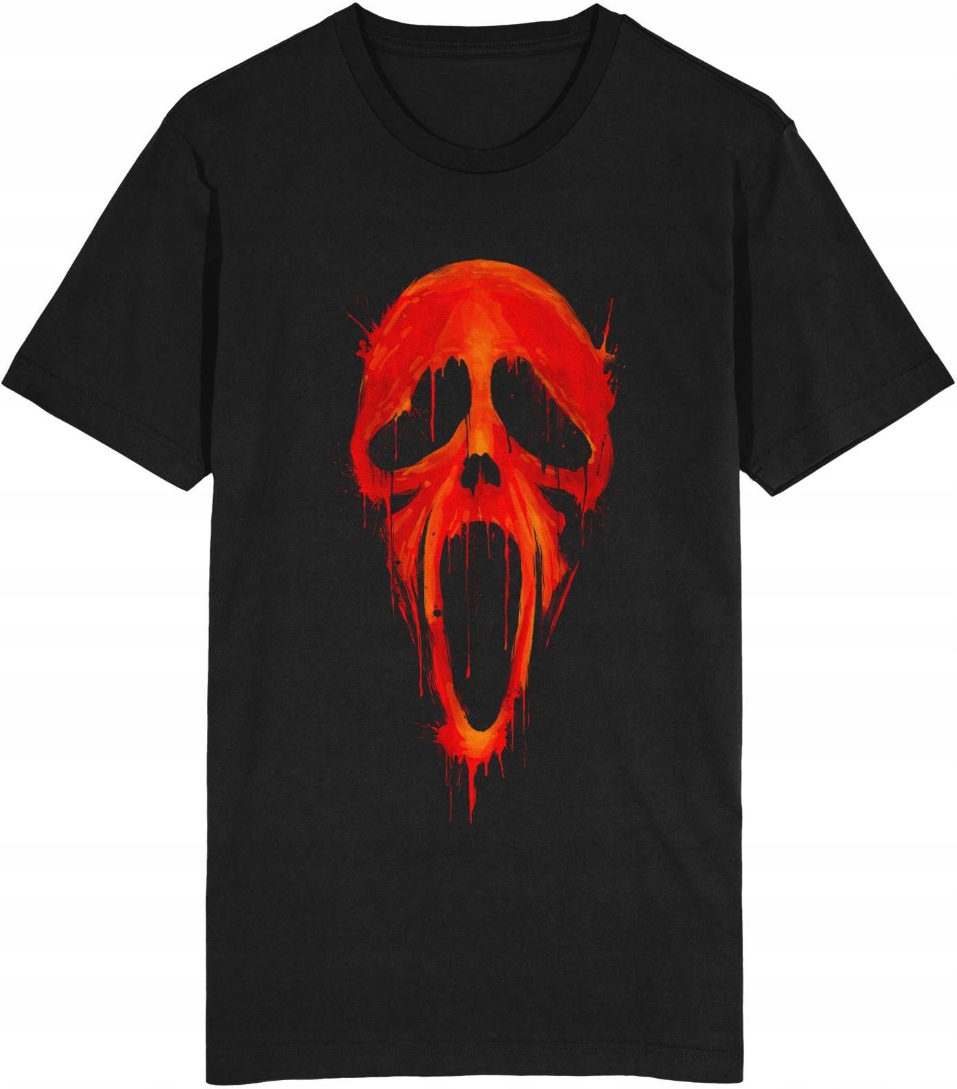 Scream Koszulka Krzyk Straszny Film Ghostface Ghost Face Slasher Horror ...