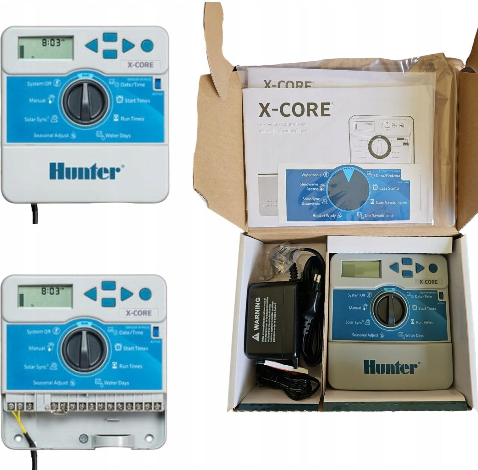 Hunter Sterownik Nawadniania 4 Sekcje X-Core Xc-401I-E Wewnętrzny Wydajny - ceny i opinie - Ceneo.pl
