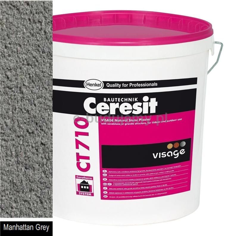 Tynk Ceresit Ct 710 Visage Efekt Piaskowca Manhattan Grey 20kg - Opinie ...