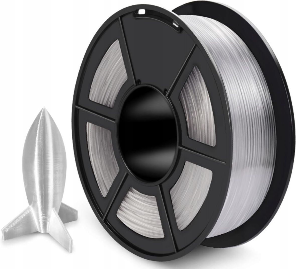Filament Geeetech Filament Tpu 1000g Srebrny Przezroczysty Transparent ...