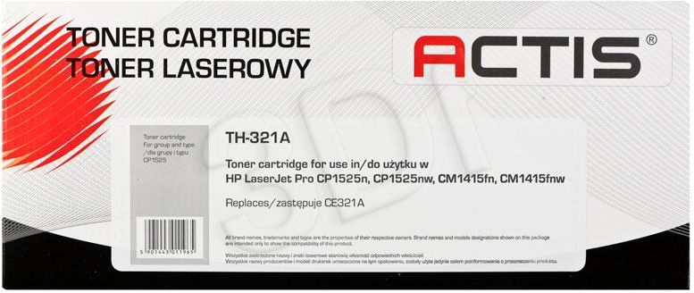 Actis HP 321A CE321A toner cyan new (TH-321A) - Opinie i ceny na Ceneo.pl