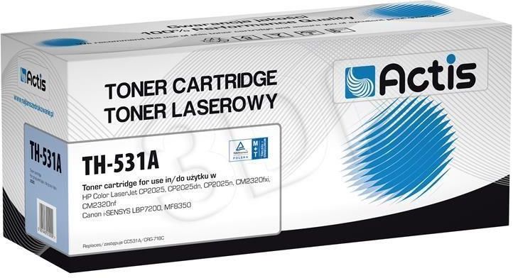 Actis HP 531A CC531A, CRG-718C toner cyan new (TH-531A) - Opinie i ceny ...