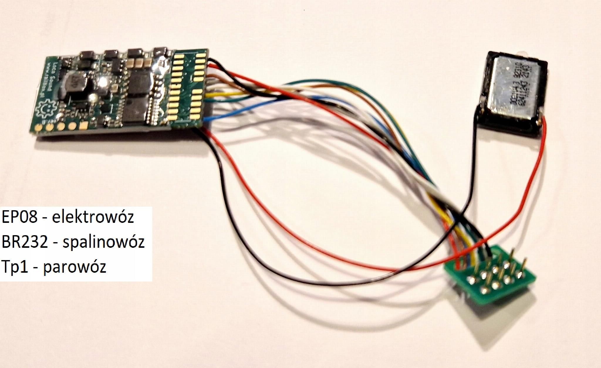 DCC Wi-Fi Dekoder jazdy dźwiękowy RB2300 NEM652 8-pin - Ceny i opinie - Ceneo.pl