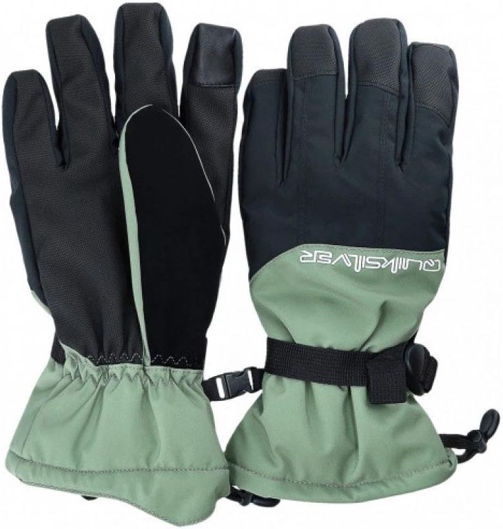 Męskie rękawice narciarskie Quicksilver Mission Glove - zielone - Ceny ...