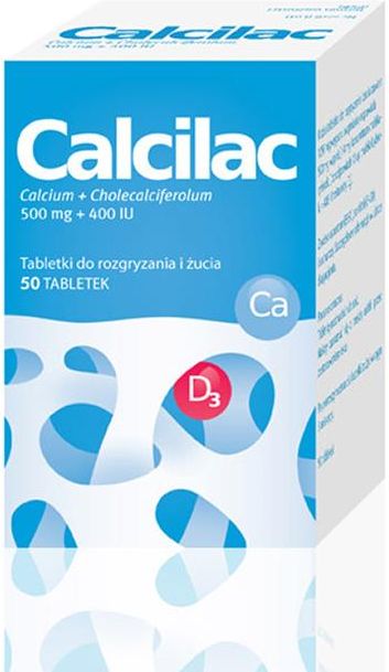 Calcilac 50 Tabl. - Opinie i ceny na Ceneo.pl