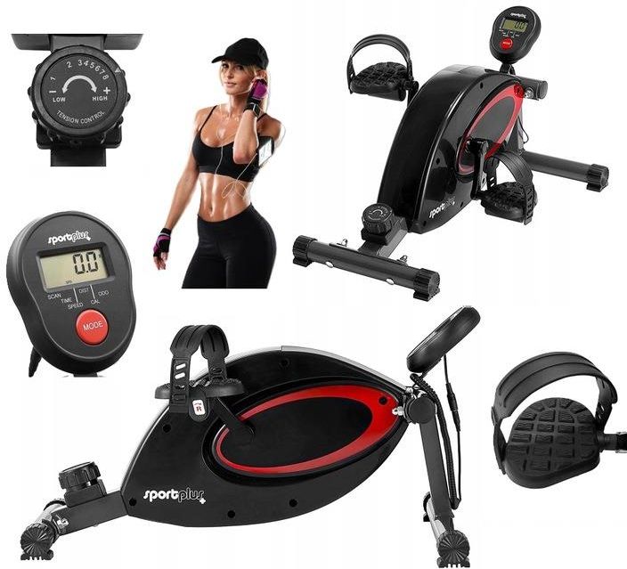 Sportplus Mini Rowerek Treningowy Magnetyczny Poziomy Sp-Ht-0001 ...