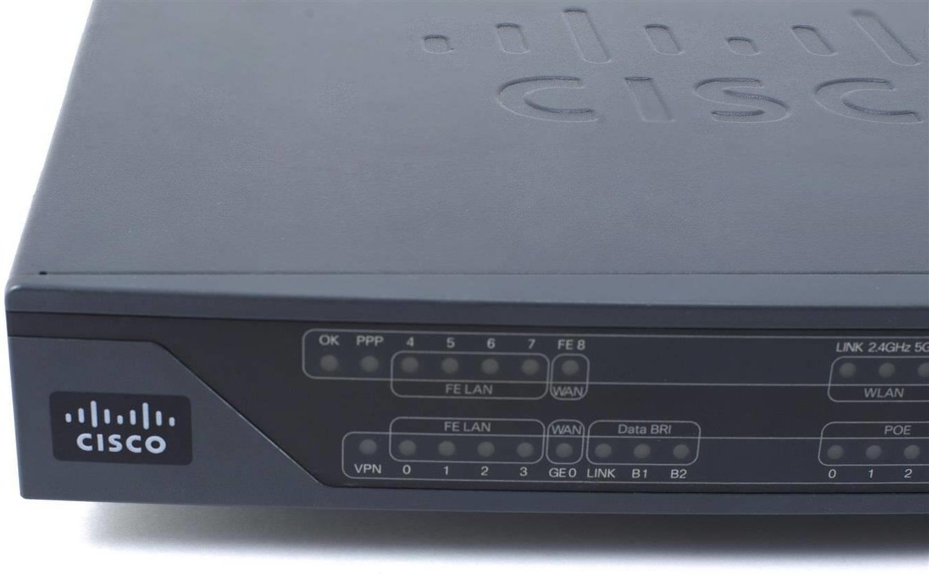 Router Cisco 892 GigaE SecRouter SFP w/ 802,11n FCC Comp ( 892FW-A-K9) (CISCO892FW-A-K9 ...