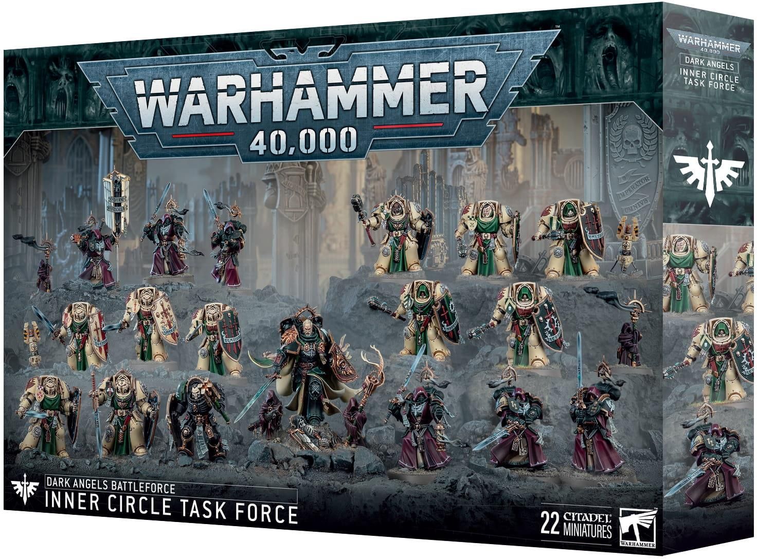 Games Workshop Warhammer 40k Dark Angels Inner Circle Task Force (22 ...