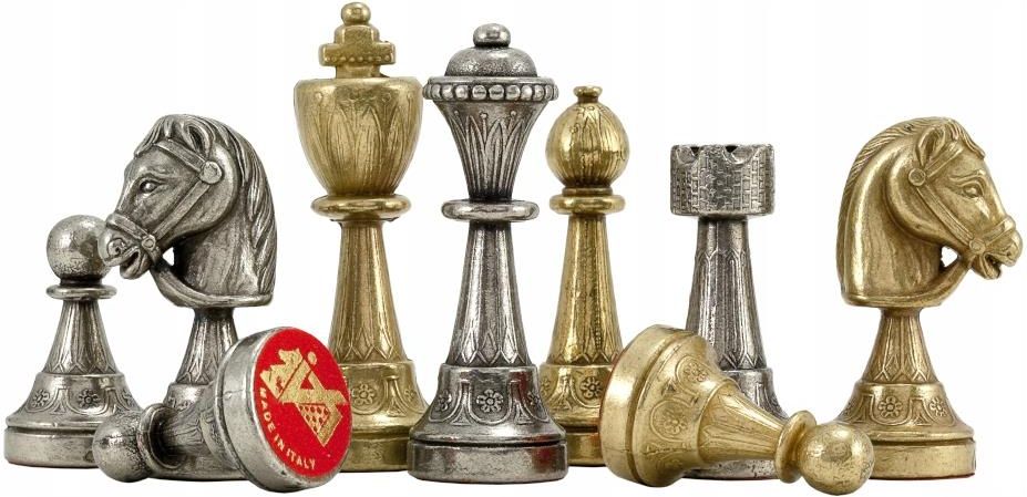 1A Games Italian Set Chess Pieces Staunton + Chess Board Leatherette Globe Map 35 - Gra ...