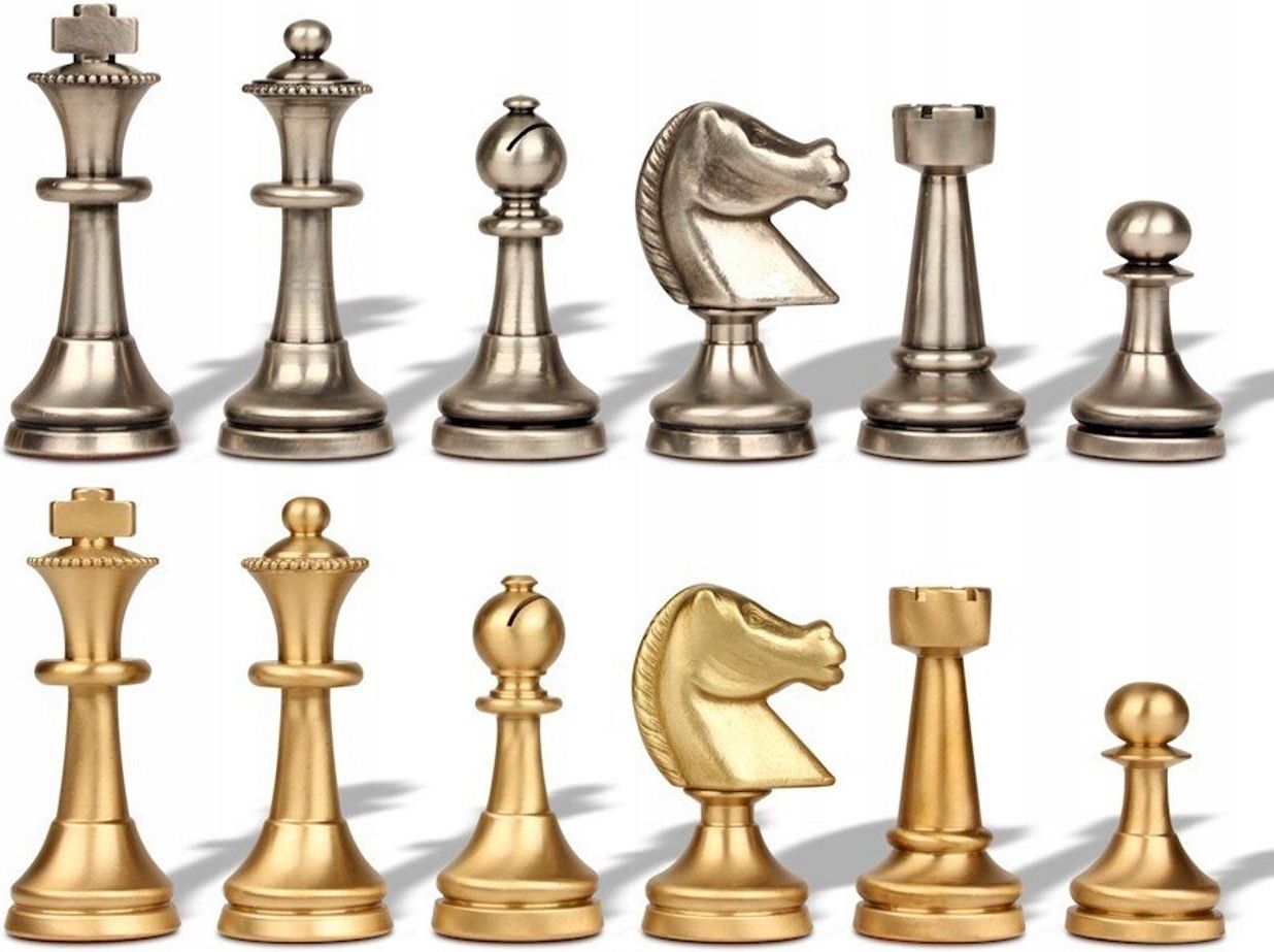 1A Games Italian Chess Pieces Solid Brass Staunton 7,3 - Ceny i opinie - Ceneo.pl