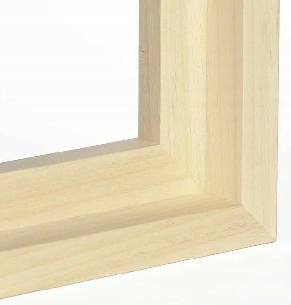 Rama do obrazu drewniana Wide naturalna 80x100 cm American Box ...