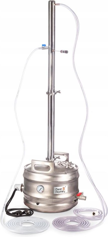 Destylator elektryczny miedziany kolumna 125cm tri clamp 51mm do bimbru ...