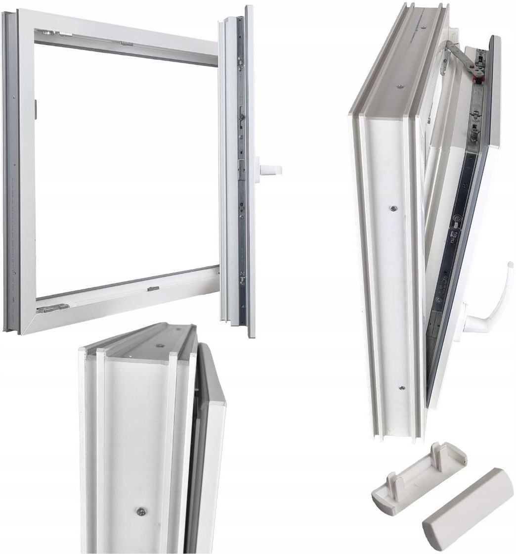 Alucon Okno Pcv 700x1400 Plastikowe Białe Prawe - Opinie i ceny na Ceneo.pl