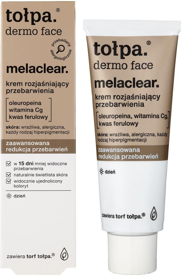 Tołpa Dermo Face Melaclear Krem Rozjaśniający Przebarwienia Na Dzień ...