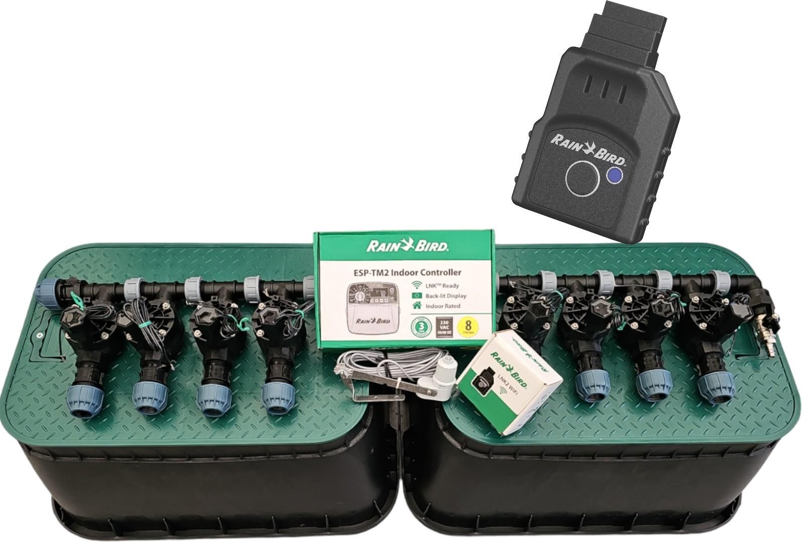 Zestaw Rain Bird 8 Sekcji Z Kompresorem Sterownik Tm2 Moduł Wifi ...
