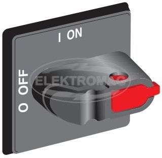 Abb Pokrętło do Rozłączników Ot16...40Ft Żółto-Czerwone Ip 54 (OHYS3PH ...