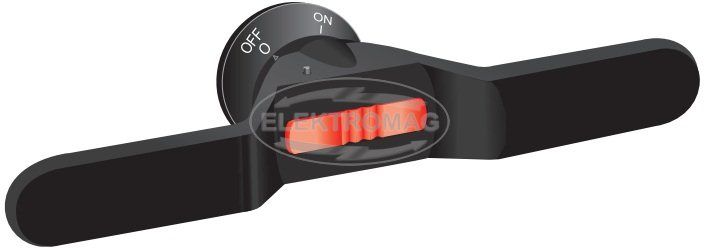 Abb Rączka do Rozłączników Ot1000...2500 Czarna do Wałka 12Mm ...