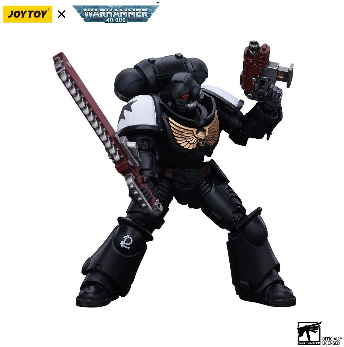 JoyToy Warhammer 40k Action Figure 1/18 Space Marines Black Templars ...